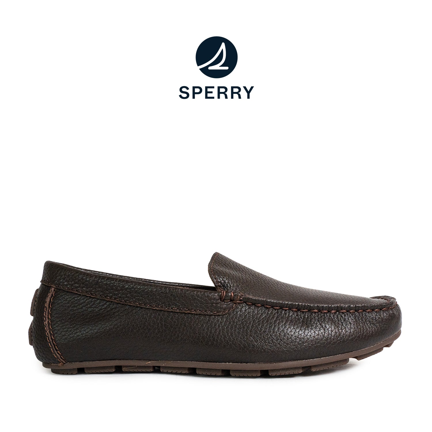 Men's Wave Venetian Casual Driving Shoes - Dark Brown (25S00241)