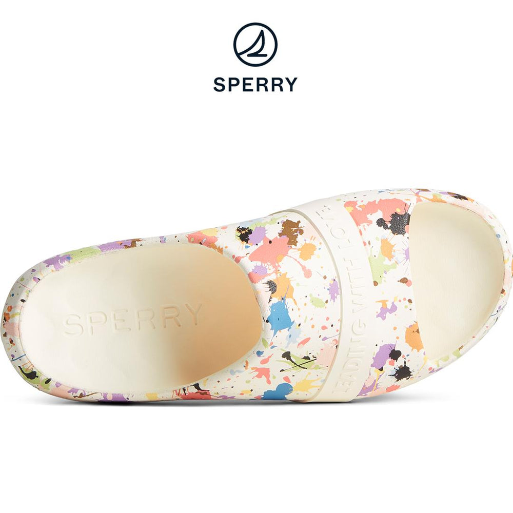 Sperry Men's Float Slide Pride White Multi (STS25282)